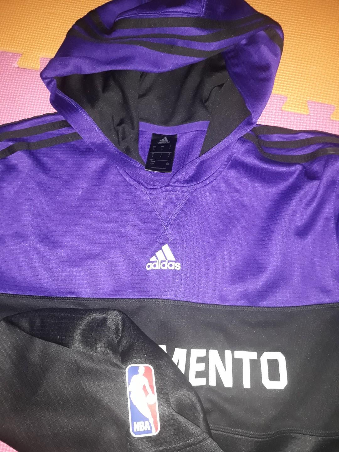 Adidas Sacramento Kings Warmer Largr Mens Fashion Activewear On Carousell