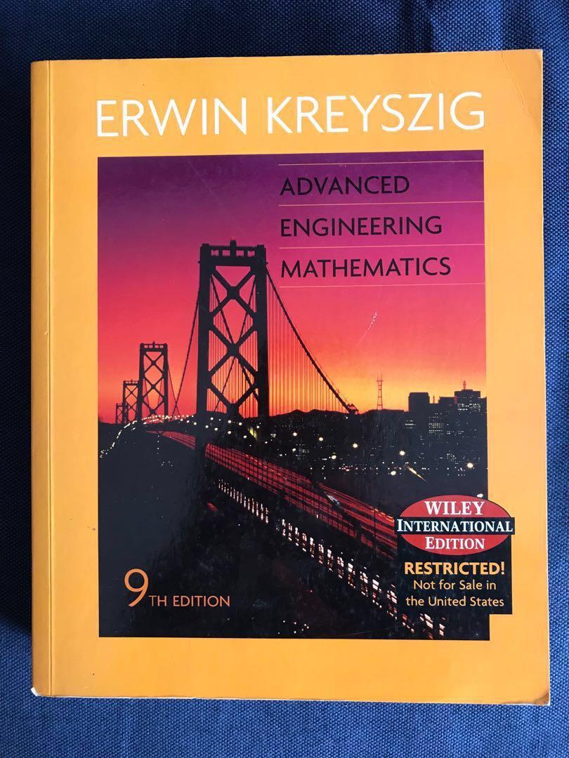 Advanced Engineering Mathematics by Erwin Kreyszig 9th Edition, Hobbies & Toys, Books ...