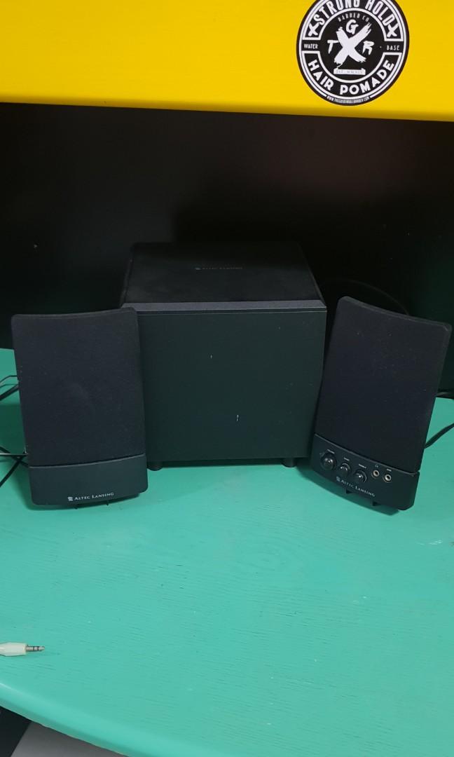 Altec lansing speaker, Audio, Soundbars, Speakers & Amplifiers on Carousell
