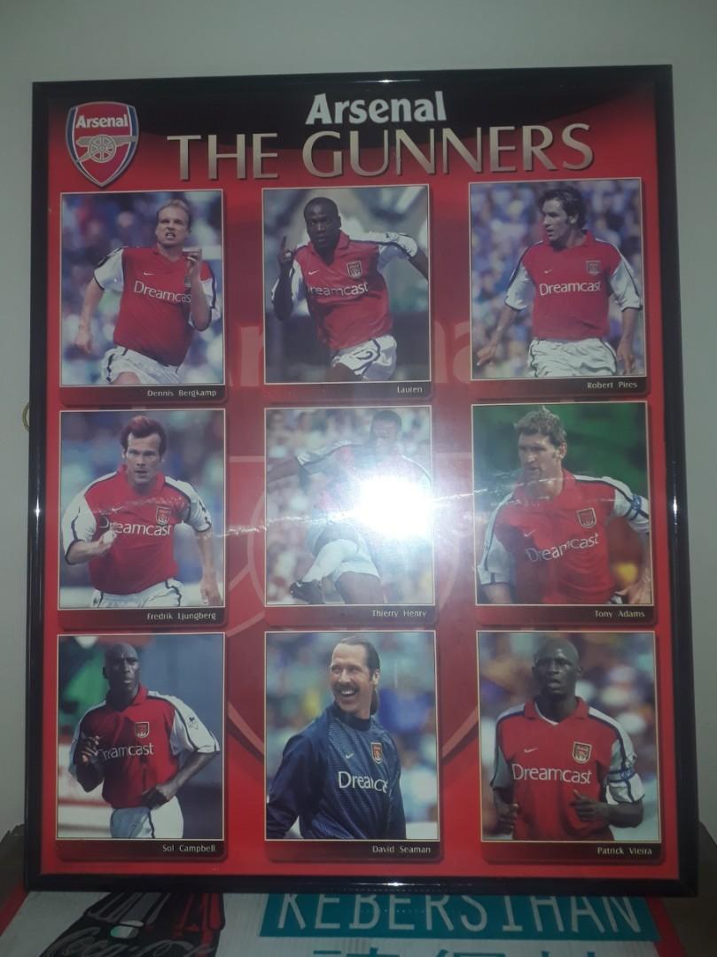 Arsenal poster with frame, Furniture & Home Living, Home Decor, Vases ...