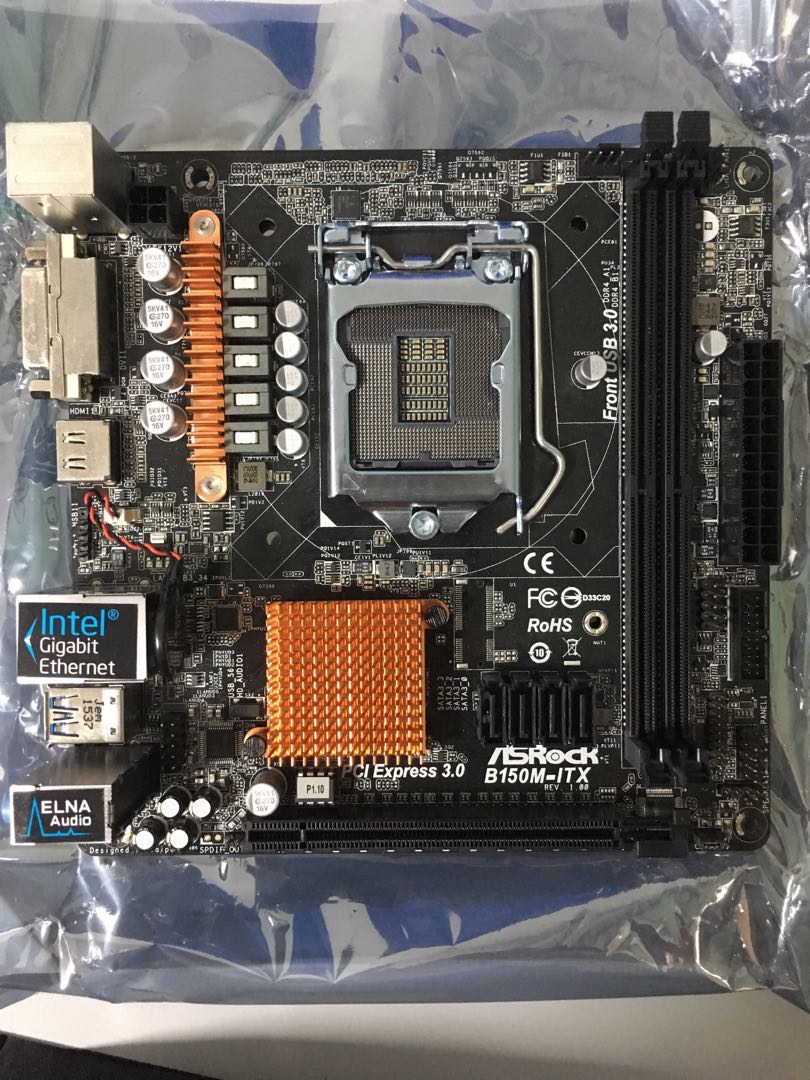 Asrock B150-ITX motherboard, Computers & Tech, Parts & Accessories, Computer Parts on Carousell