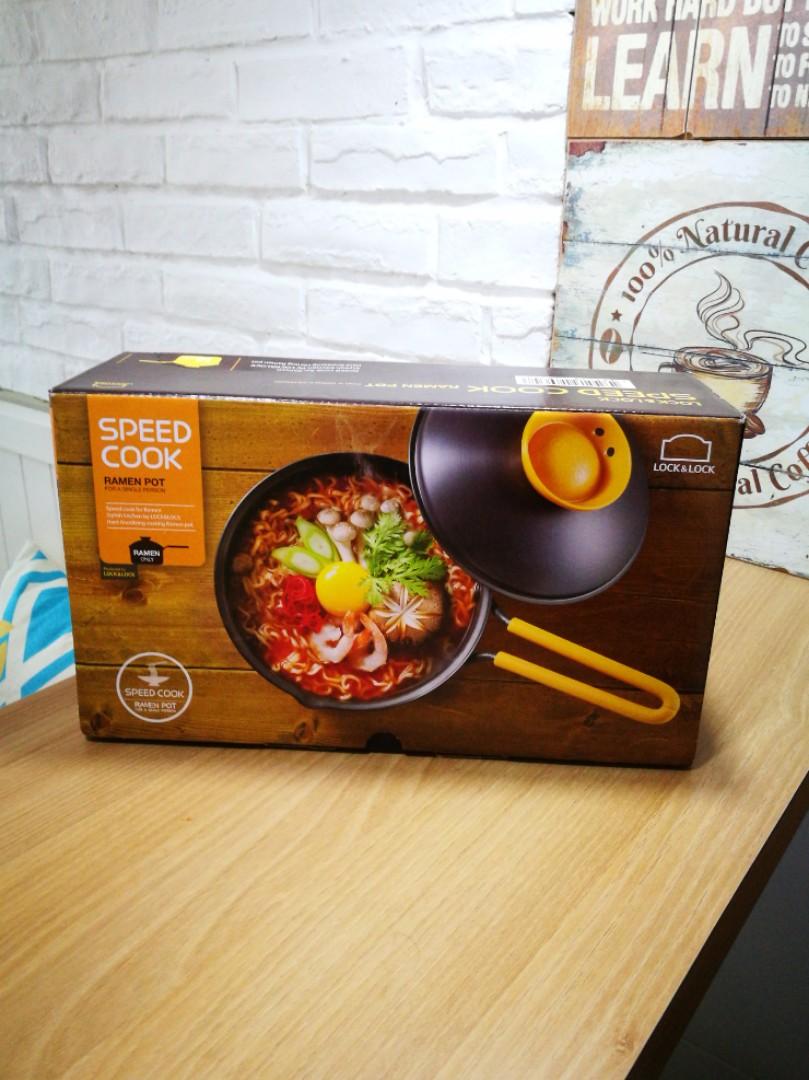 Brand new Lock & Lock Speed Cook Ramen Pot, Furniture & Home Living ...