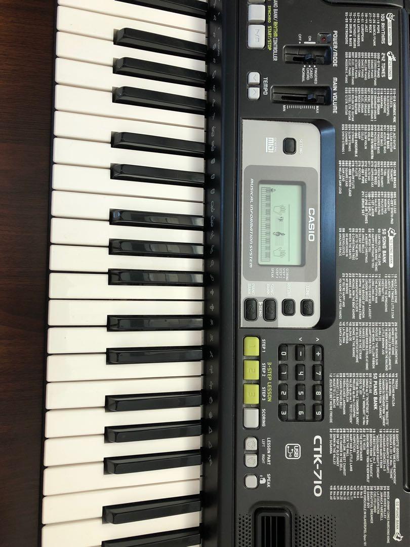 Casio CTK-710 Electronic Keyboard, Hobbies & Toys, Music & Media ...