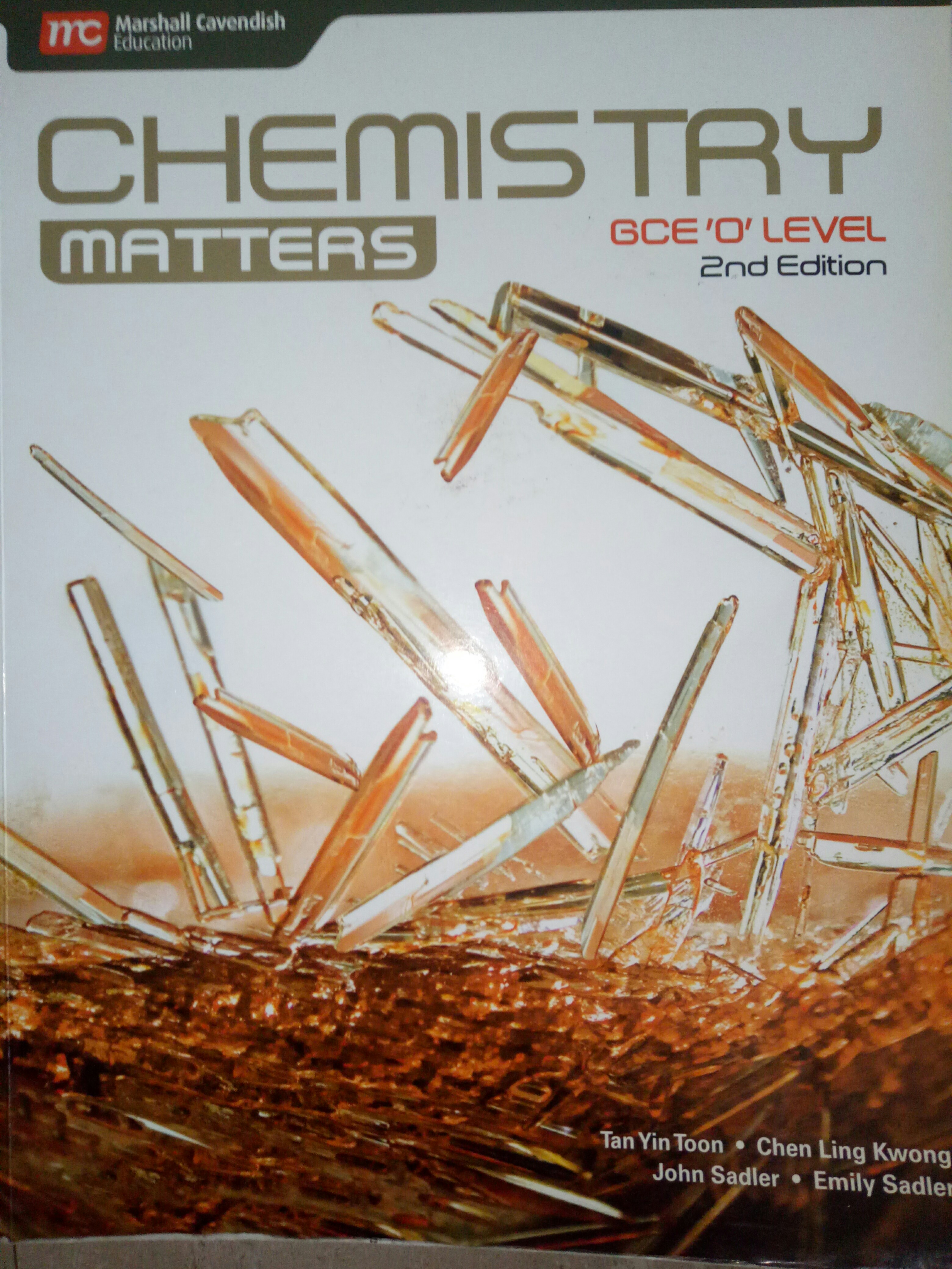 Chemistry Matters GCE O LEVEL 2nd Edition Pure Chemistry Textbook ...