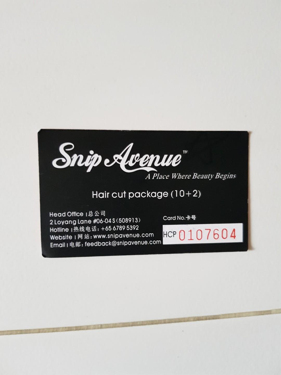 Hair Salon Promo Card, Everything Else on Carousell