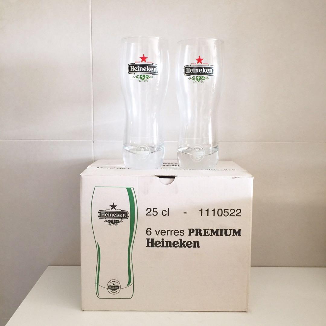 Heineken beer mug 6X Brand new, Everything Else on Carousell