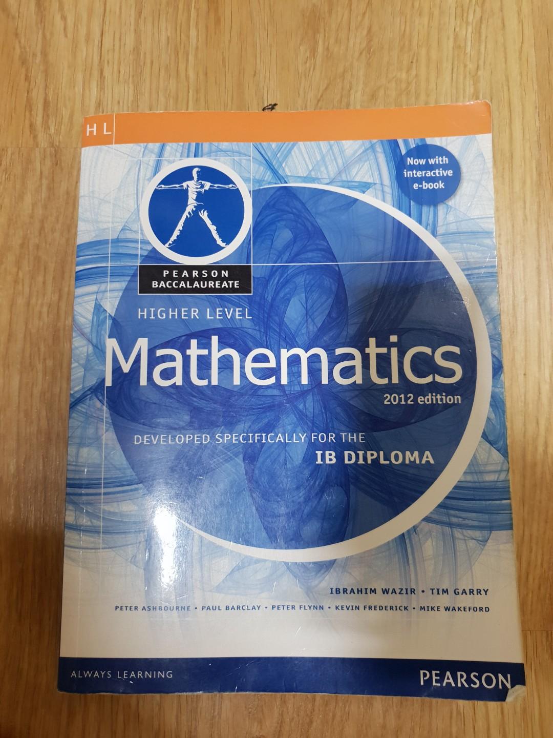 HL IB mathematics textbook, Hobbies & Toys, Books & Magazines ...