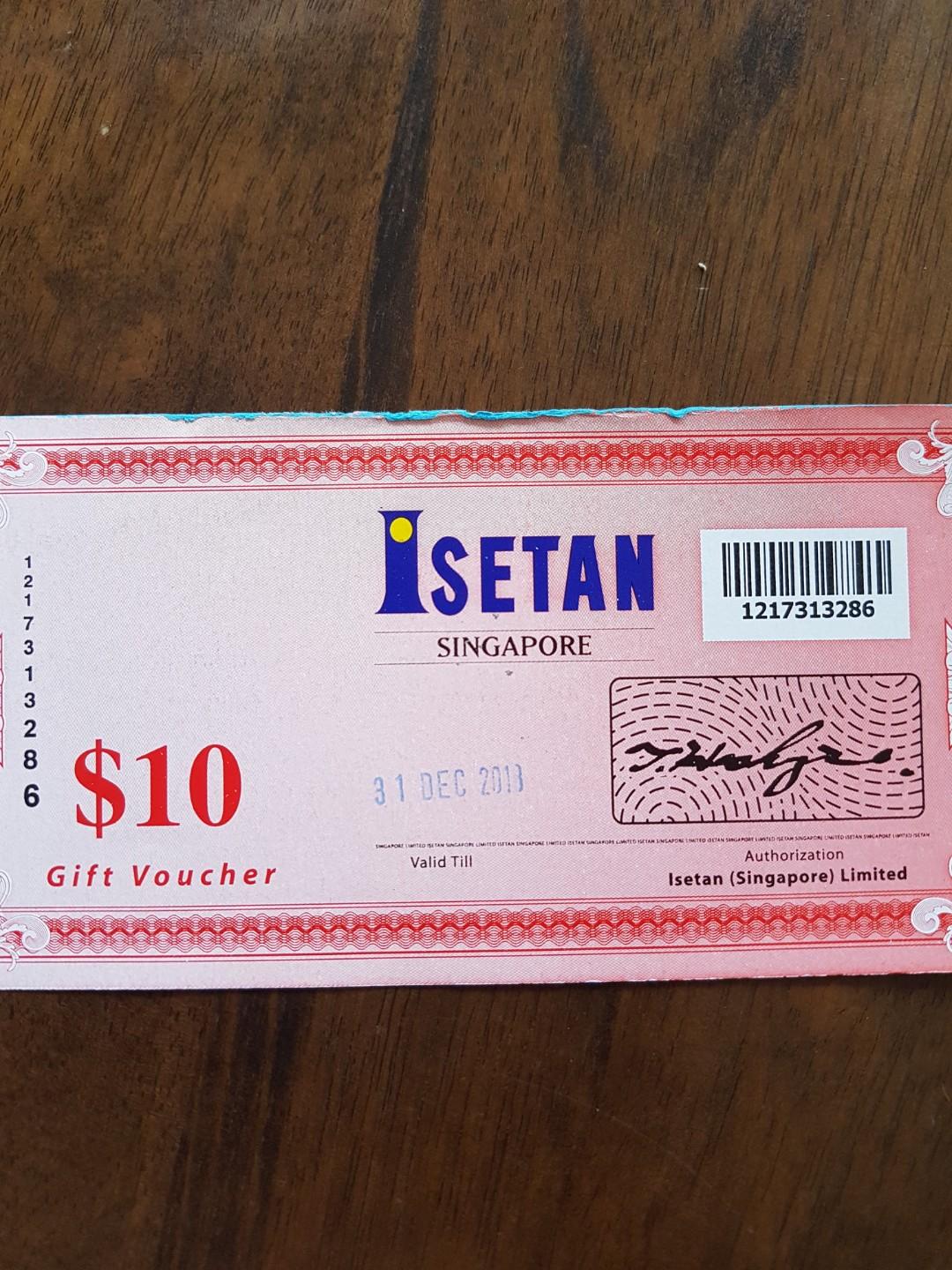 Isetan Voucher, Tickets & Vouchers, Vouchers on Carousell