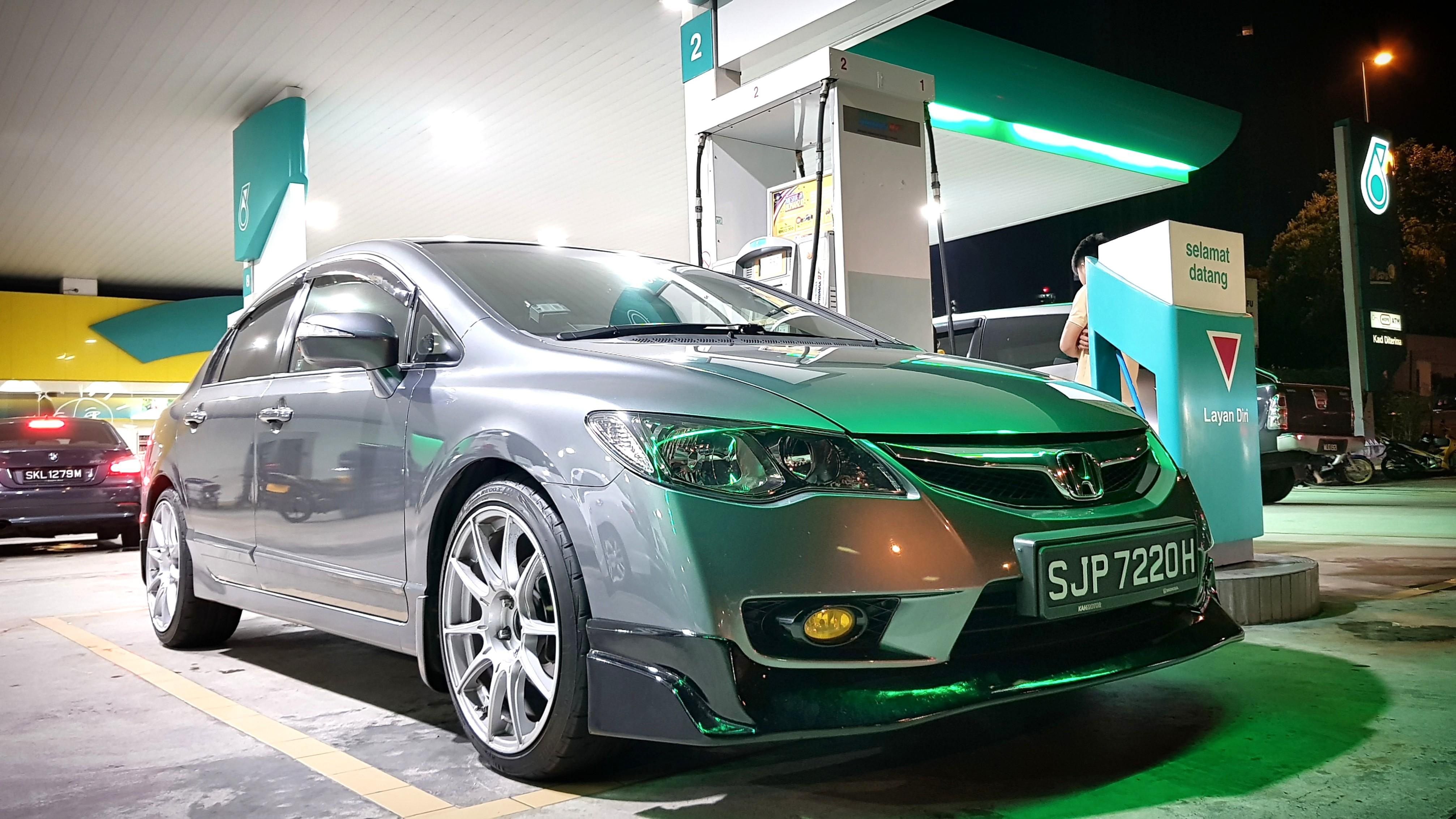 J's Racing Fiber Front Lip in Gloss Black(FD2R Fitment), Car ...