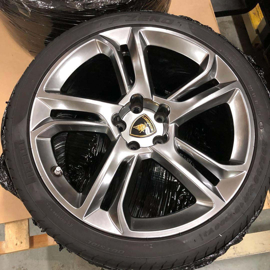 Lamborghini Gallardo Apollo Tires and Rims Shadow Black - 4 Pieces (1 ...
