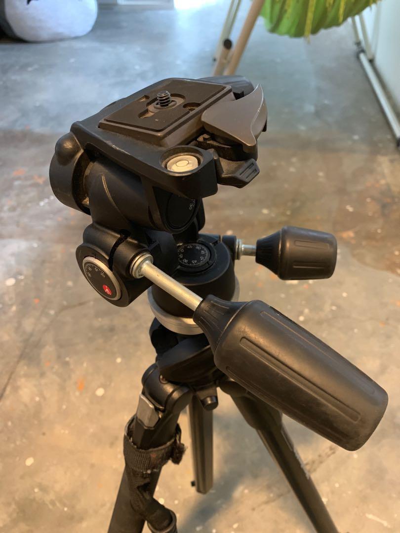 Manfrotto 190XPROB + 804RC2 Head, Photography, Photography Accessories ...