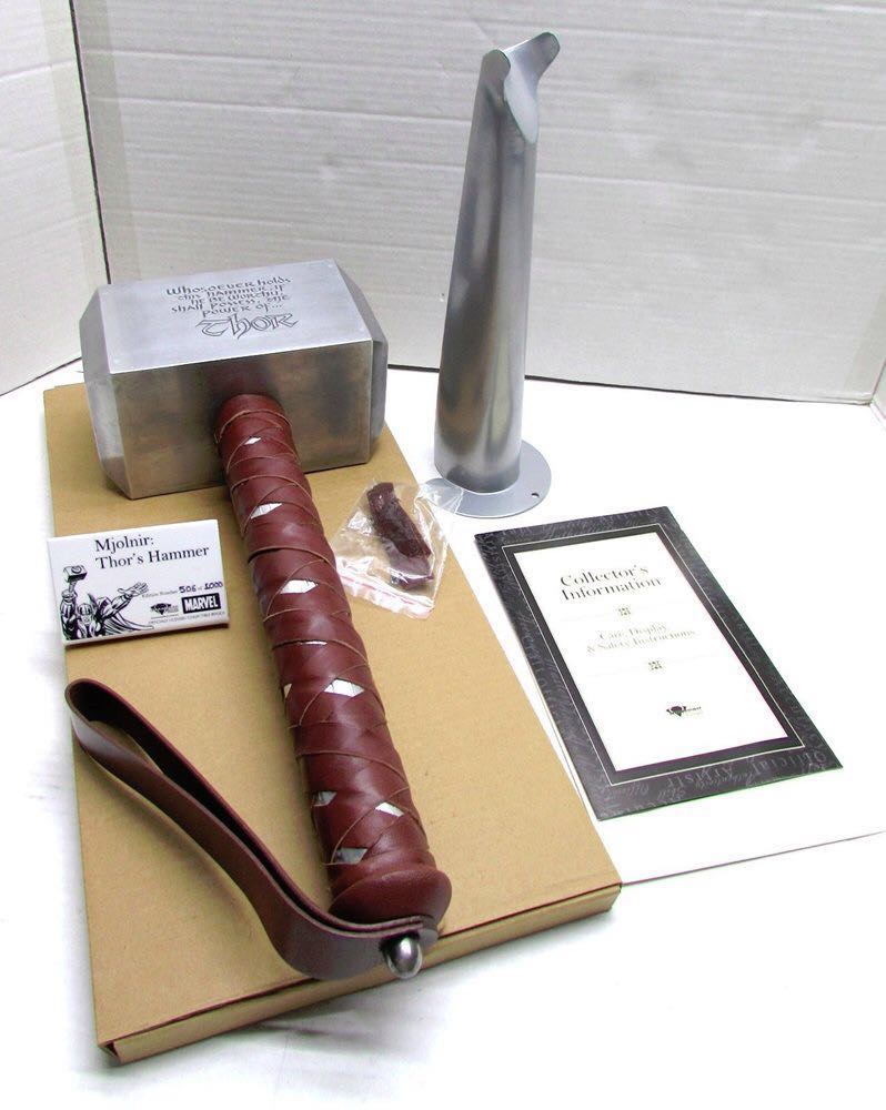 Mjolnir: Hammer of Thor Prop Replica, Hobbies & Toys, Collectibles ...