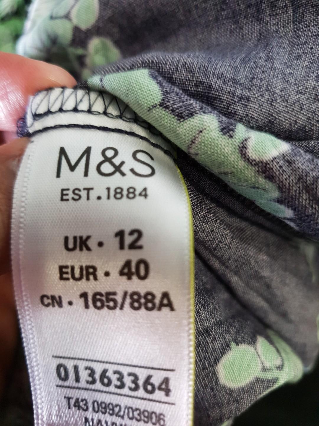 M&S top, Women's Fashion, Tops, Blouses on Carousell