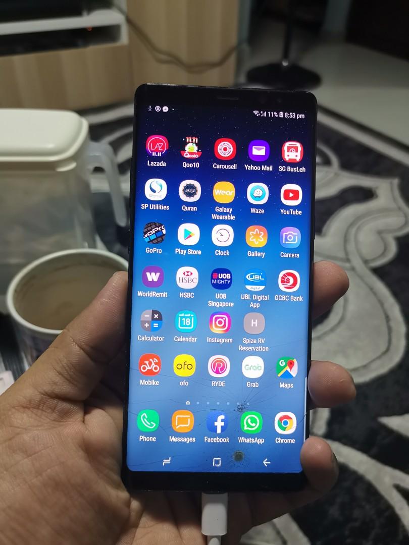 Note 8 (damage screen), Mobile Phones & Gadgets, Mobile Phones, Android ...