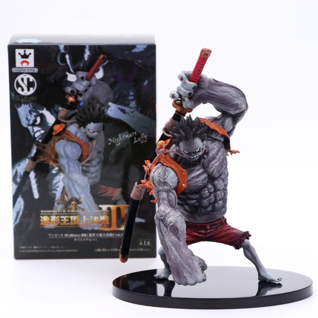 One Piece Nightmare Luffy PVC Action Figure Collection 13cm, Hobbies ...
