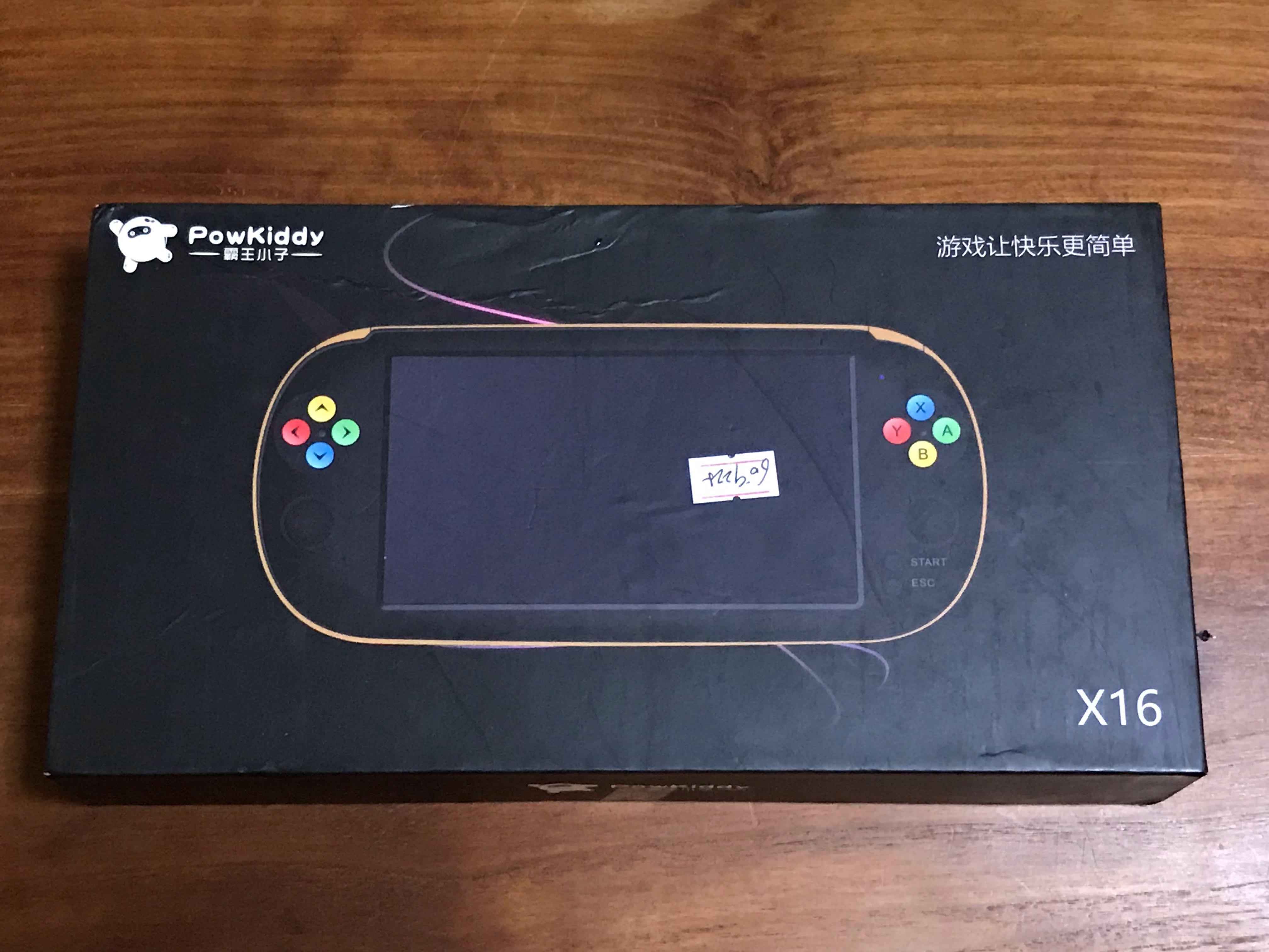 Powkiddy X16 handheld game console, Video Gaming, Gaming Accessories ...