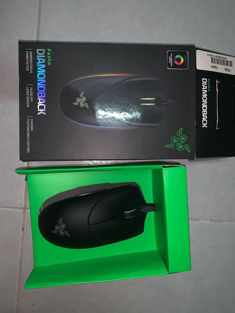 Razer diamond back chroma gaming mouse, Computers & Tech, Parts ...