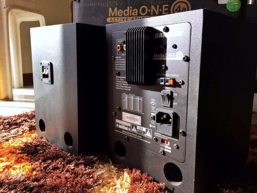 Samson MediaOne 4a Active Studio Monitors, Audio, Other Audio Equipment ...