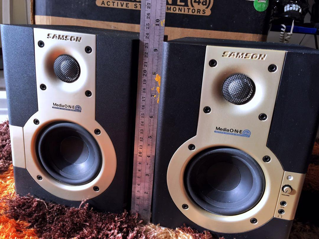 Samson MediaOne 4a Active Studio Monitors, Audio, Other Audio Equipment ...