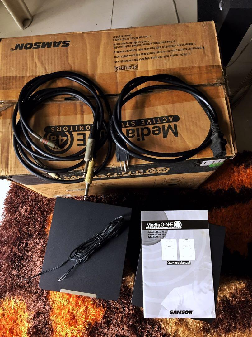 Samson MediaOne 4a Active Studio Monitors, Audio, Other Audio Equipment ...
