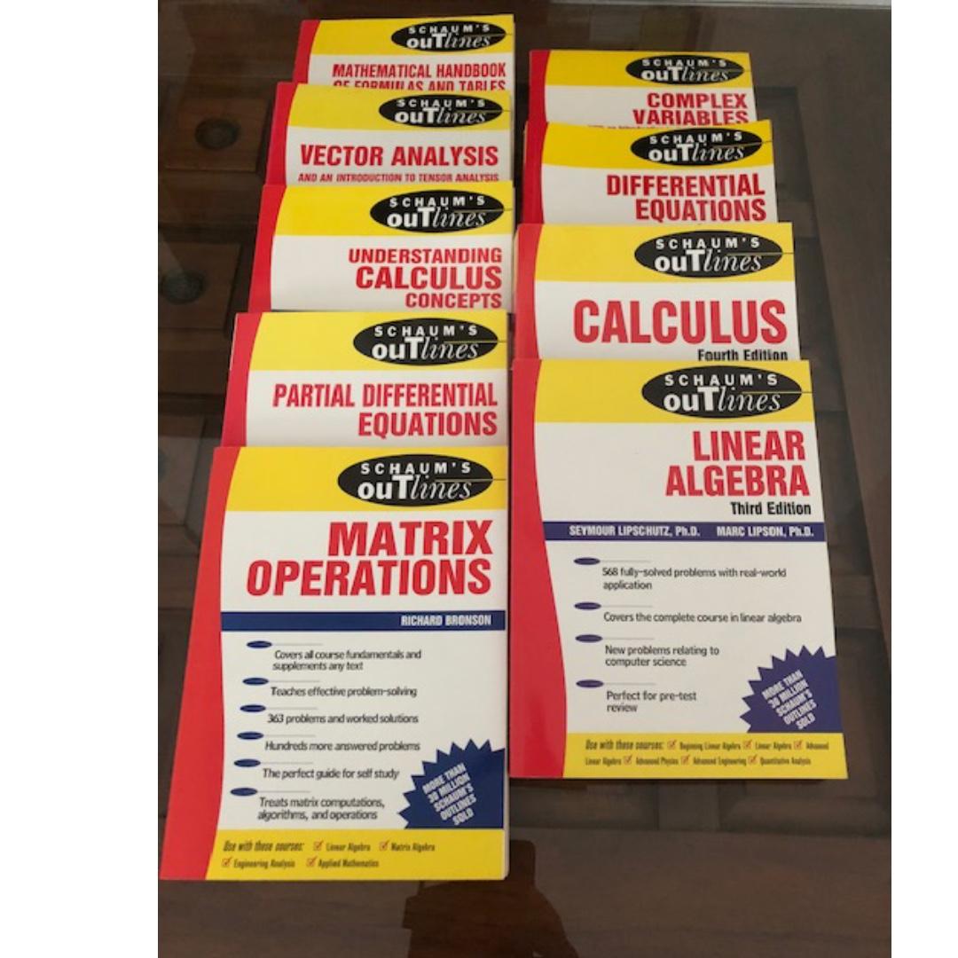 Schaum's Maths Outlines, Hobbies & Toys, Books & Magazines, Assessment ...