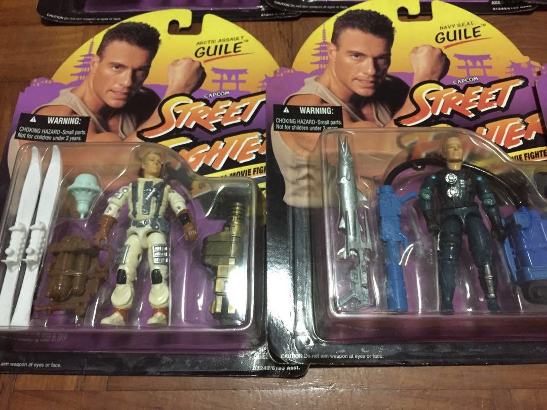 Vintage 1994 6x NMOSC GI Joe Capcom Hasbro Street Fighter Official ...