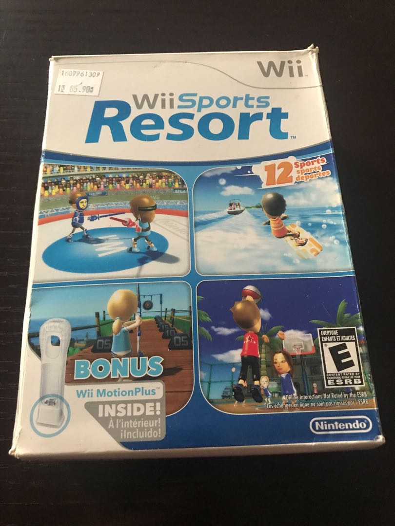Wii Nintendo wii sports resort set motion plus, Video Gaming, Video ...