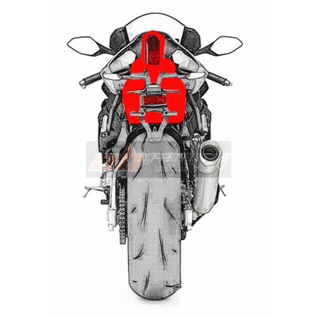 Yamaha R1 R1M carbon fiber cover coverset fairings bottom tail housing ...