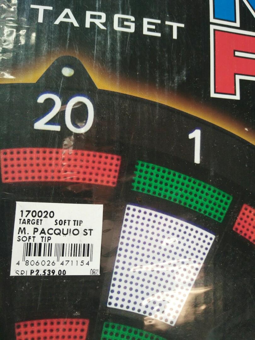 100% AUTHENTIC MANNY PACQUIAO DART BOARD, Hobbies & Toys, Toys & Games ...