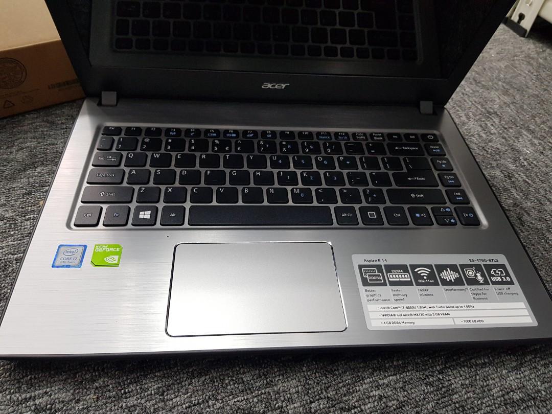 Acer Aspire E5-476G 87LS, Computers & Tech, Laptops & Notebooks on ...