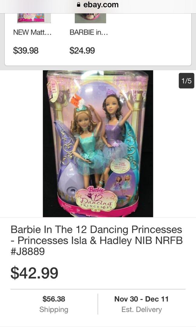 Authentic Barbie in the 12 Dancing Princesses Isla & Hadley, Hobbies ...