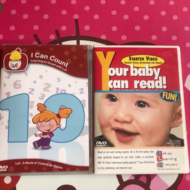 英文教學/ 學習好用/ Baby can read — I can count DVD ( two dvd disc), 興趣及遊戲, 書本 ...