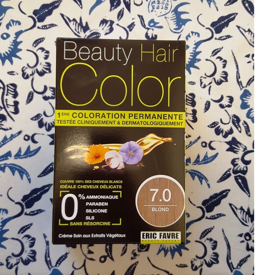 Beauty Hair Colour (Permanent Hair Dye) by Eric Favre - Blond 7.0 ...