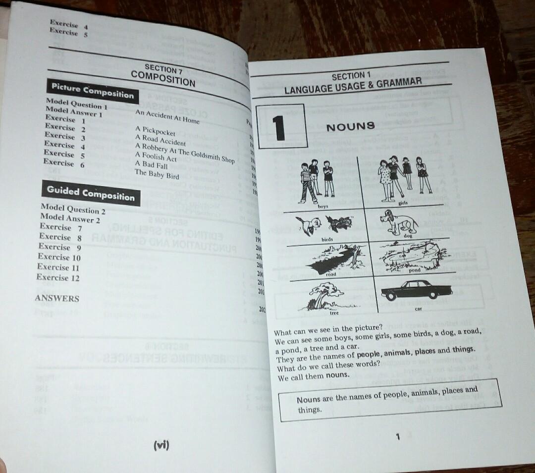 Primary School P4 English Assessment Book for Master Language, Grammar ...
