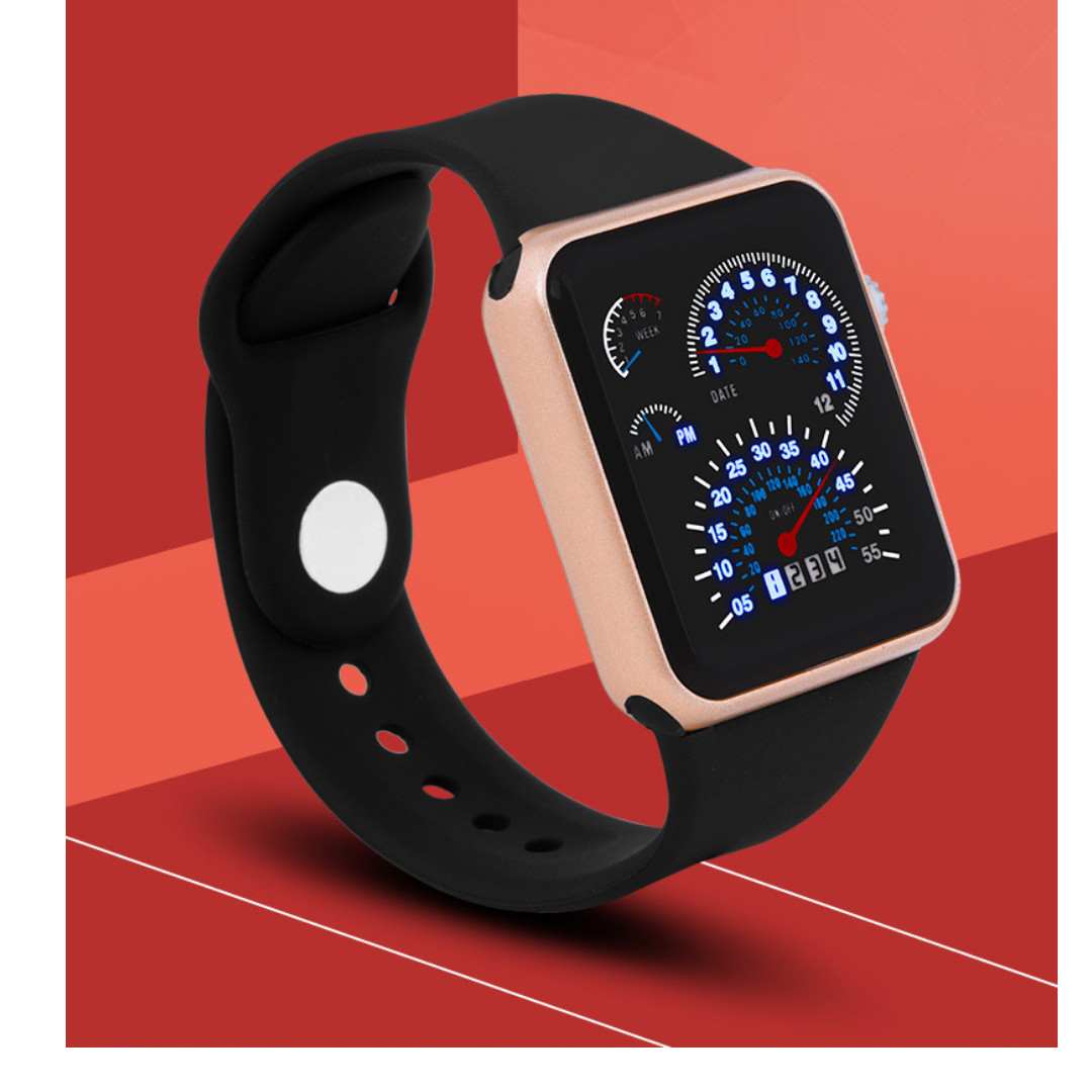 dashboard car led watch, Luxury, Watches on Carousell