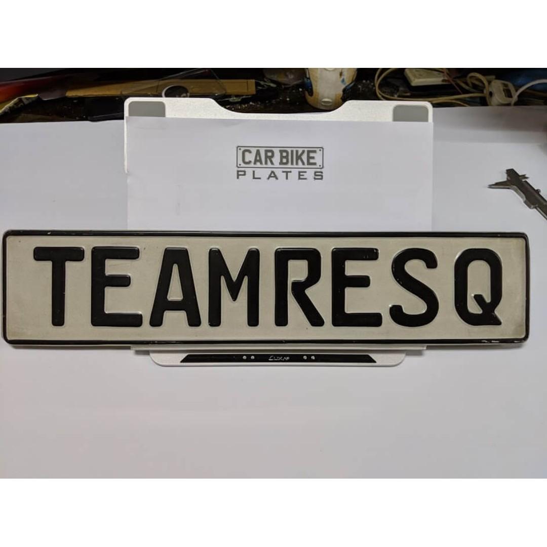 Metal Embossed Plate, Car Accessories, Car Plates on Carousell