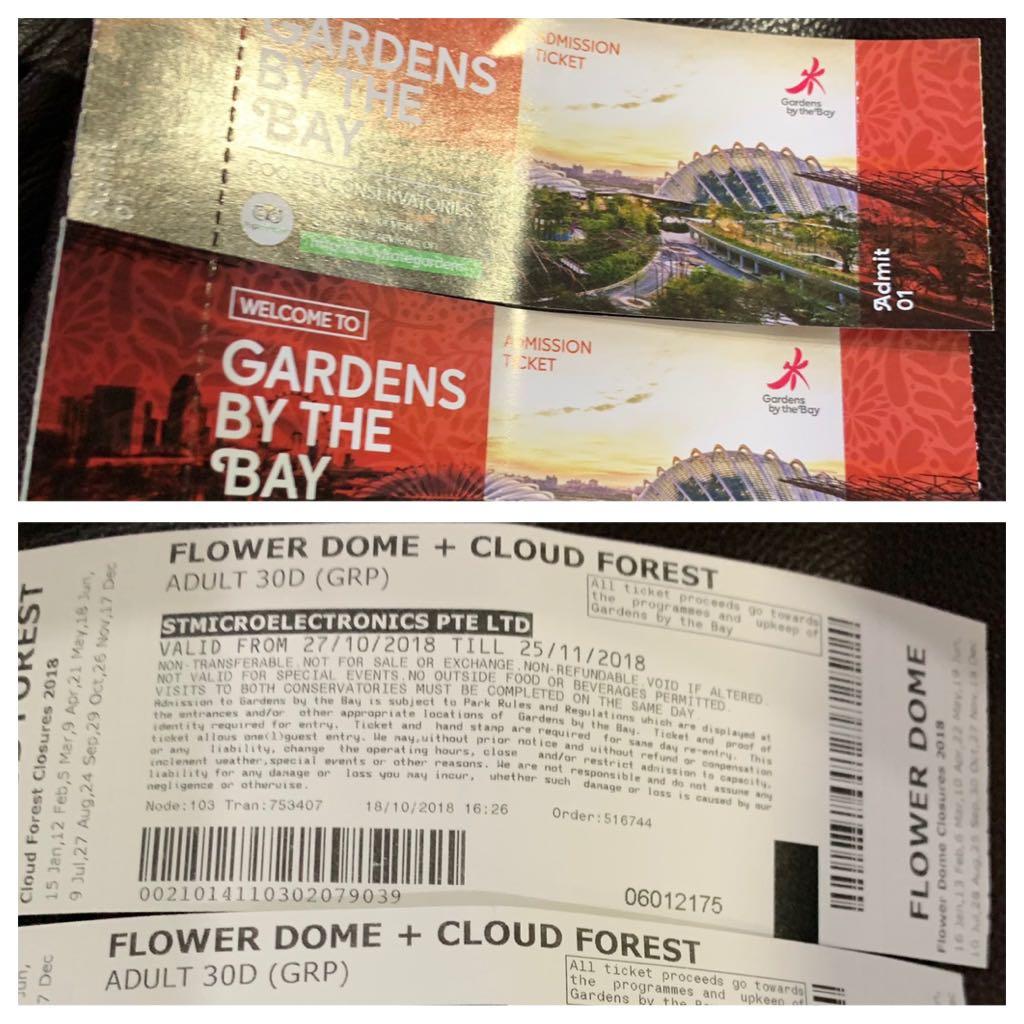 Gardens By The Bay, Tickets & Vouchers, Vouchers on Carousell