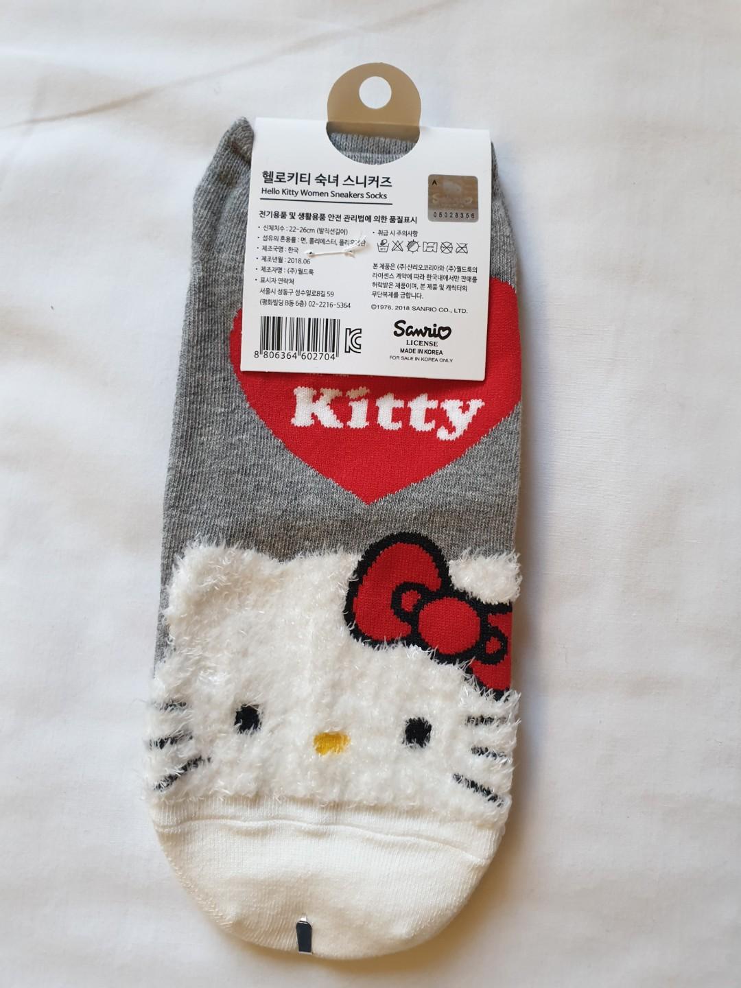 Hello Kitty Socks, Women's Fashion, Footwear, Flipflops and Slides on ...