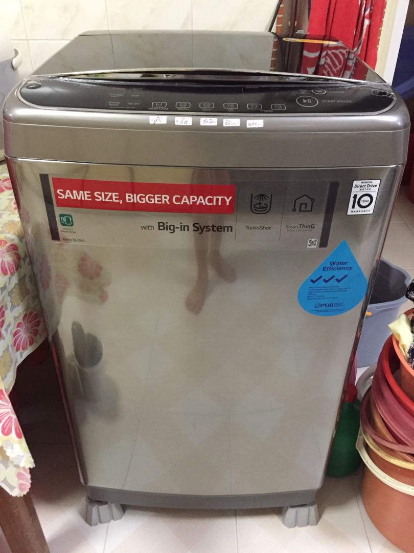 LG 12KG Top Load Washing Machine (less than 2 months old!), TV & Home ...