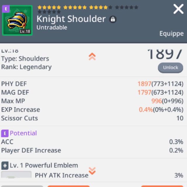 Maplestory M Asia 2 Zenith Legendary Emblem Shoulder, Video Gaming ...