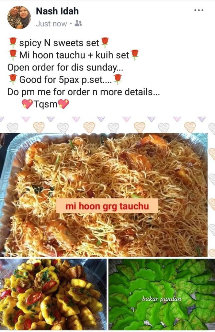 Mi hoon tauchu + kuih set, Food & Drinks, Local Eats on Carousell