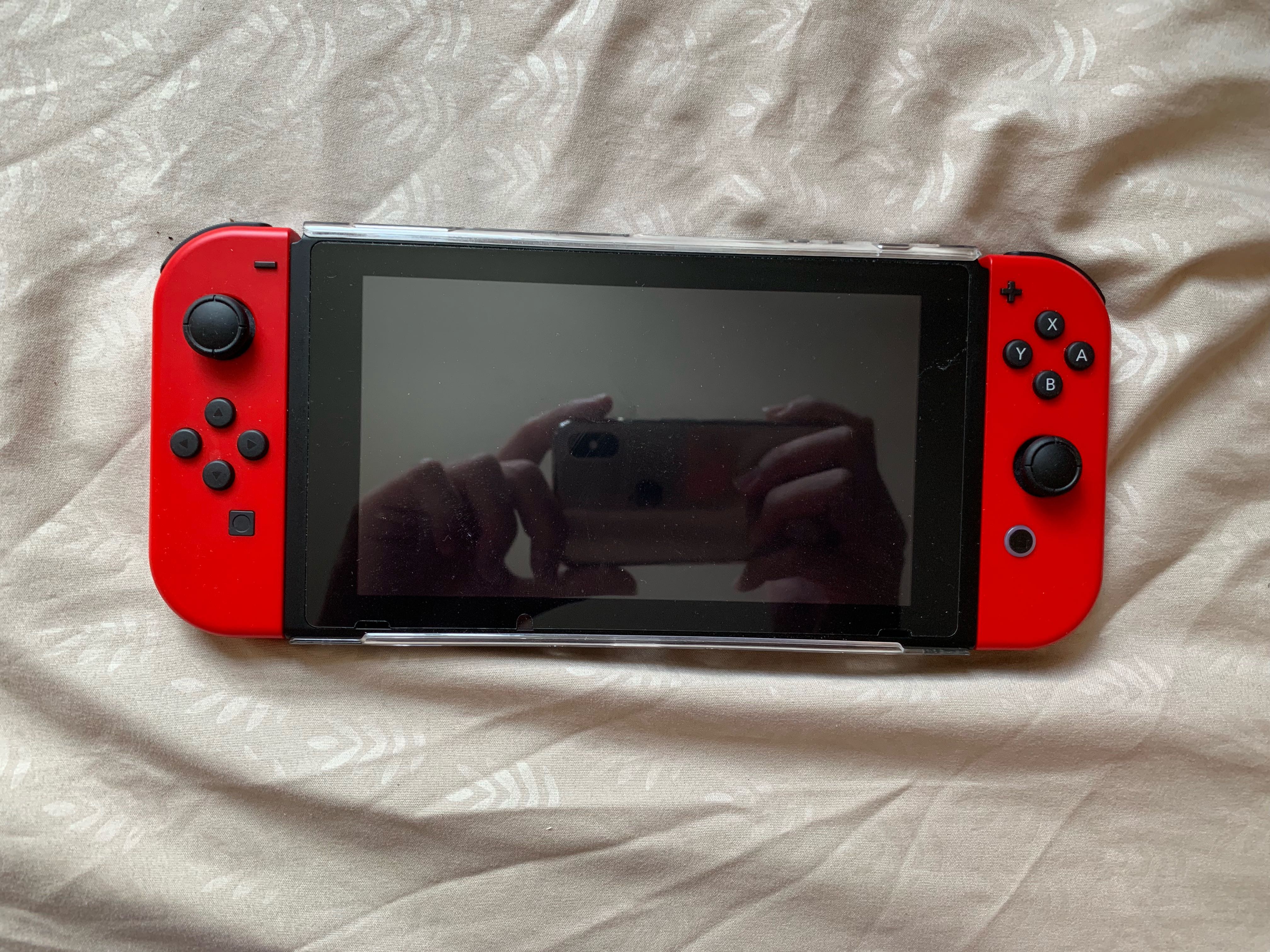 NINTENDO SWITCH [Super Mario Odyssey Red edition], Video Gaming, Video ...