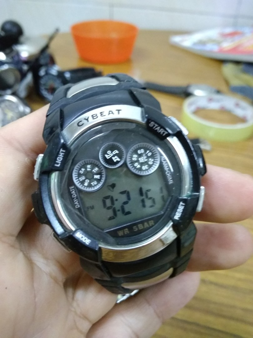 Original Blue. Cybeat watch Japan, Men's Fashion, Watches & Accessories ...