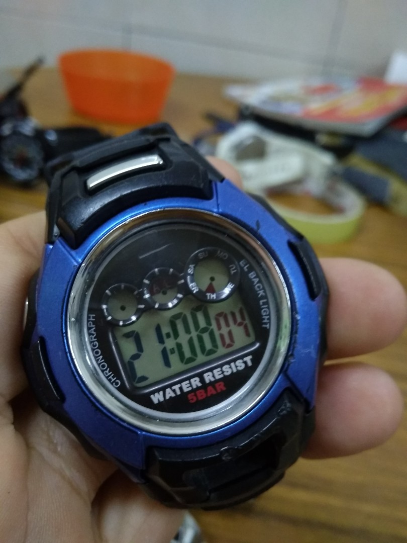 Original digital watch from Japan, Men's Fashion, Watches & Accessories ...