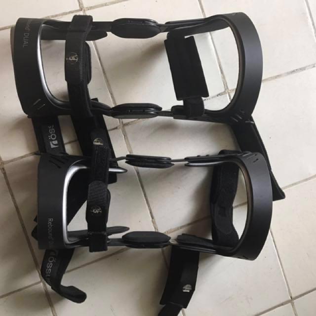 Ossur Rebound Dual Knee Brace (RIGHT KNEE SUPPORT), Health & Nutrition ...
