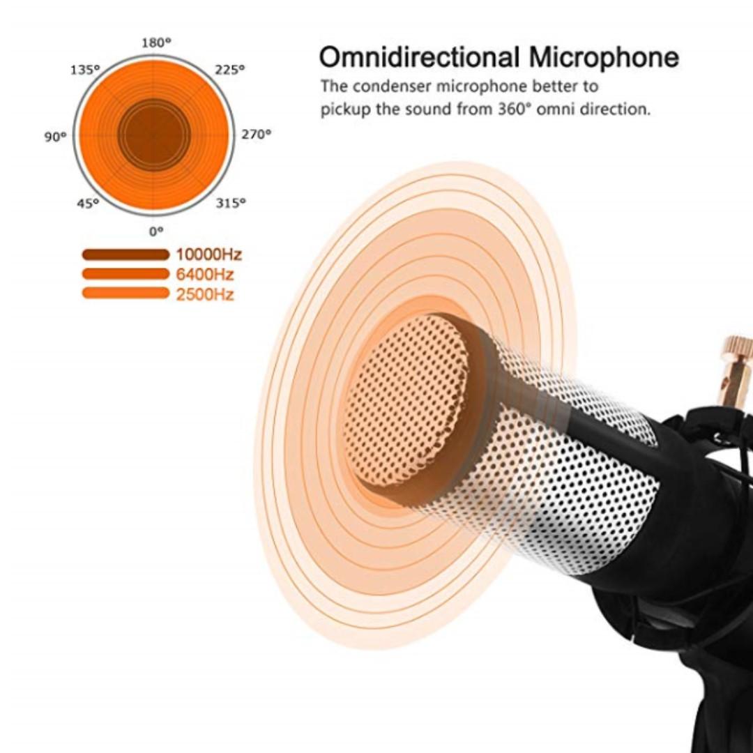 P10 Professional Microphone USB Microphone Plug & Play Home Studio USB ...