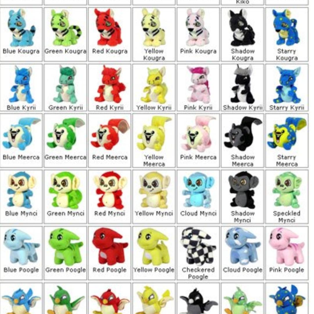 Plush McDonald's Neopets 2004 (Clearance), Hobbies & Toys, Toys & Games ...