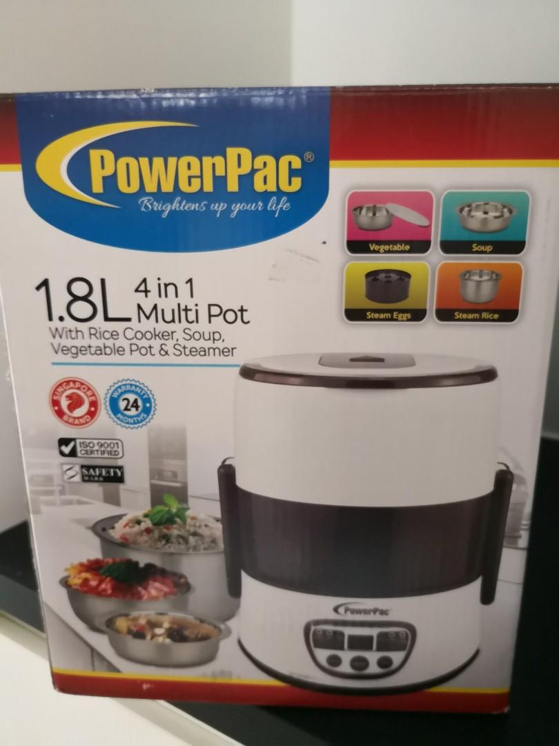 Powerpac 1.8L 4 in 1 Multi Pot, TV & Home Appliances, Kitchen ...