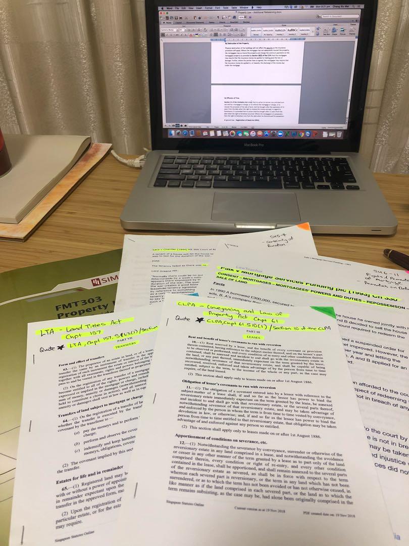 Property law notes, Books & Stationery, Textbooks, Professional Studies ...
