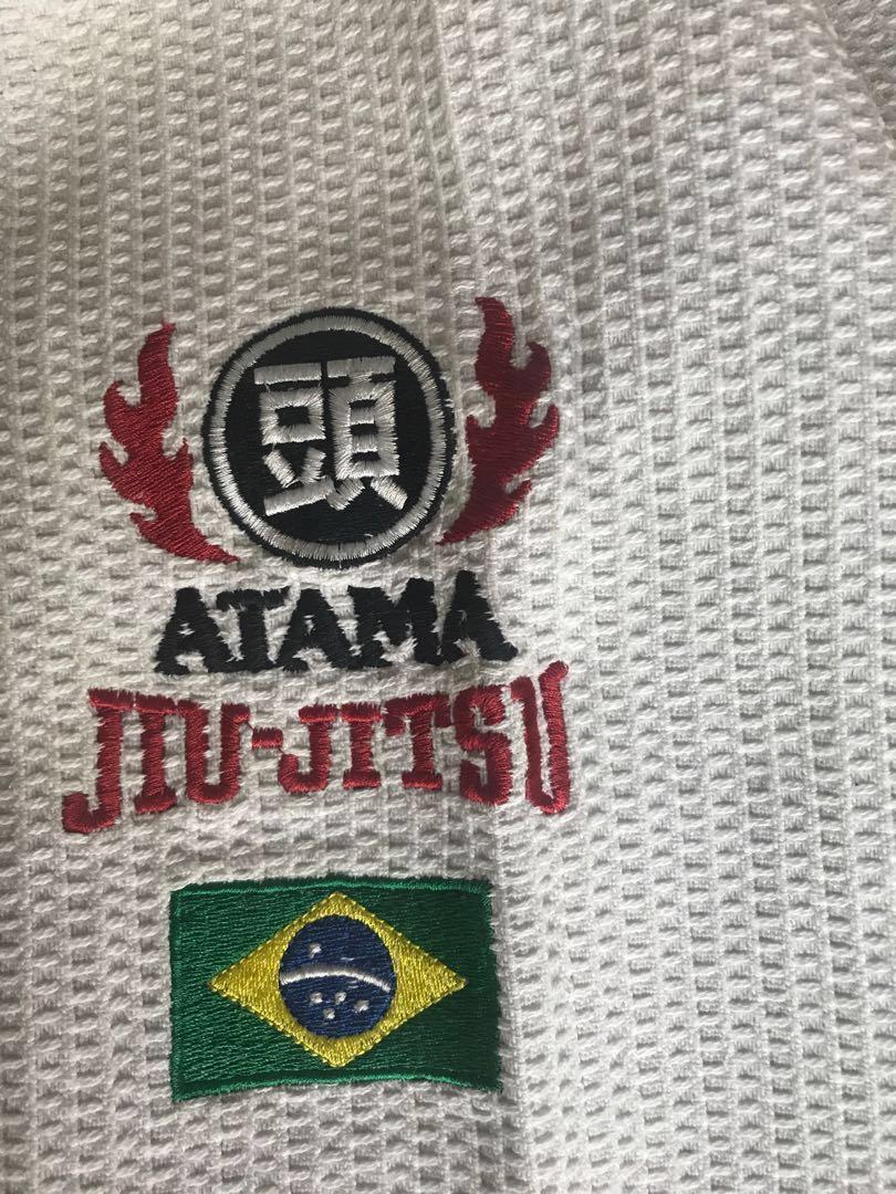 Rare Atama White A3 sized BJJ Gi, Sports Equipment, Sports & Games ...